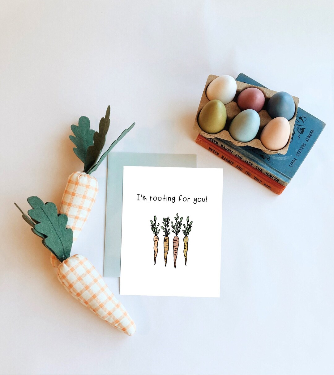 Greeting Card Good Luck Greeting Card Hand-drawn Card Minimalistic ...