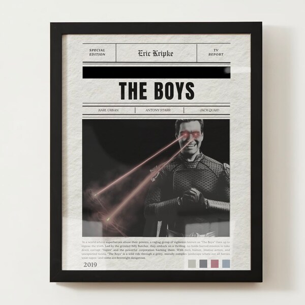 Homelander Poster - Etsy