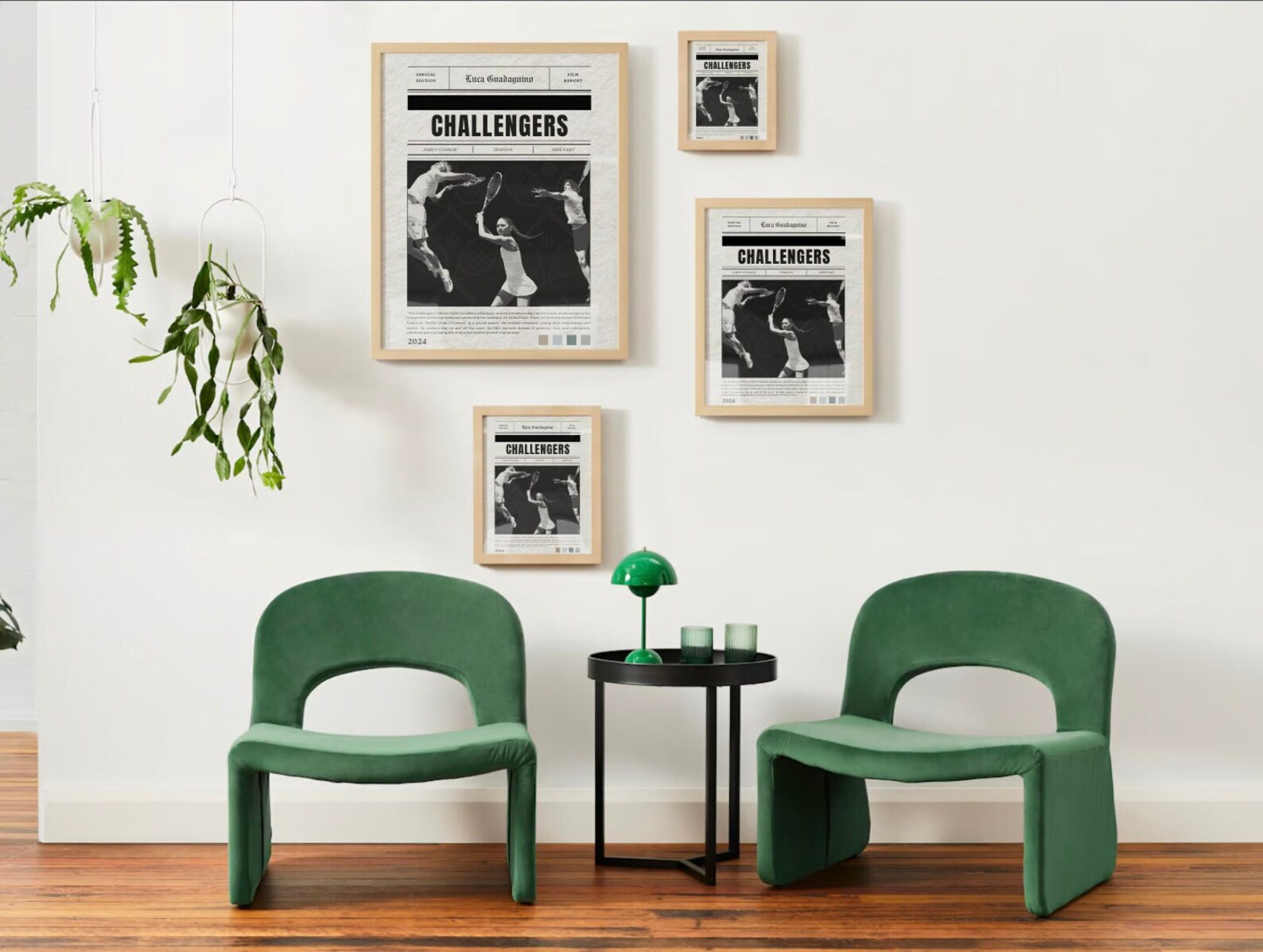 Challengers Retro Newspaper Print, Challengers Poster, Movie Digital ...