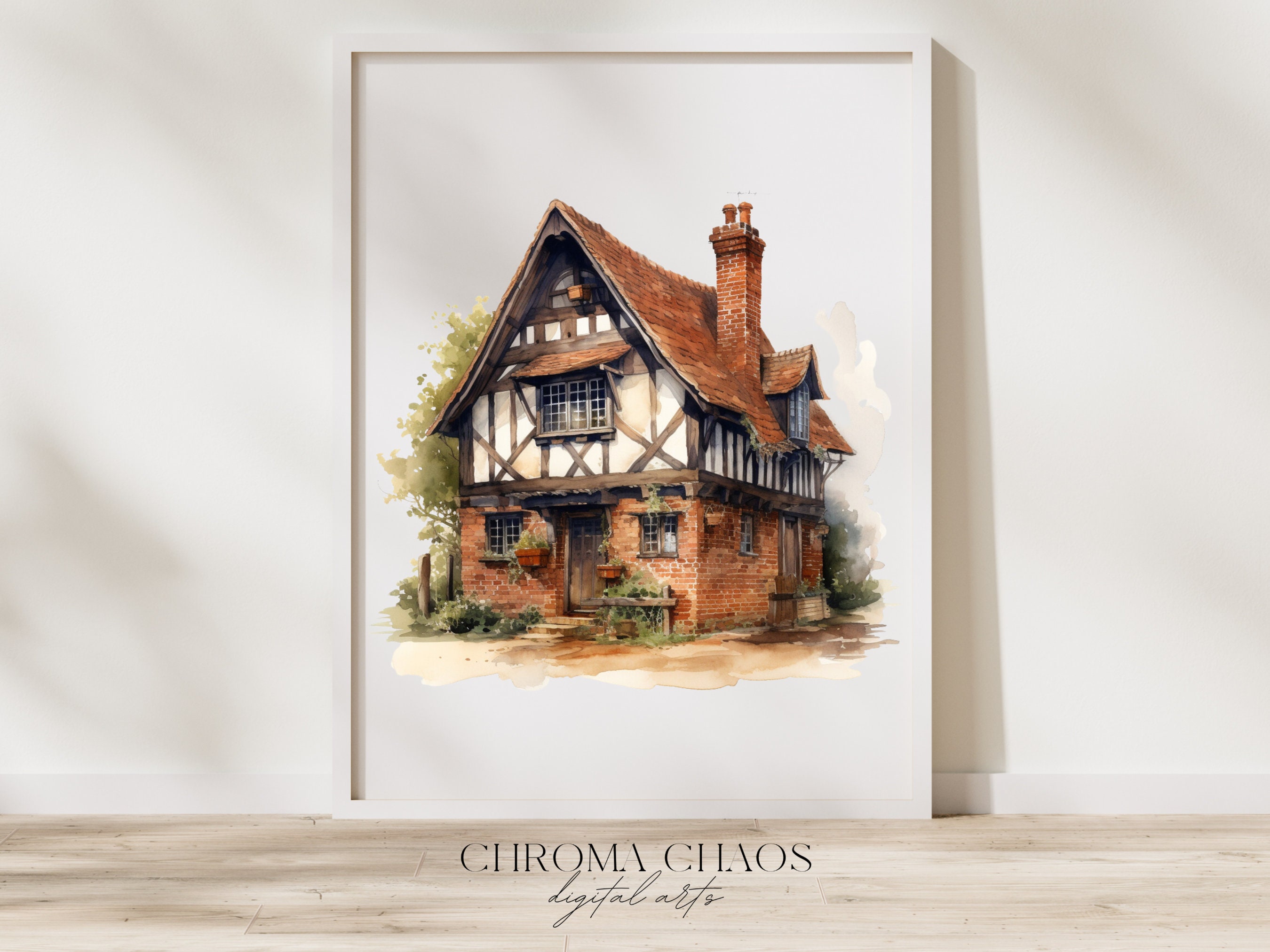 Rustic Farmhouse Clipart PNG Cottage PNG Farmhouse Clip Art - Etsy