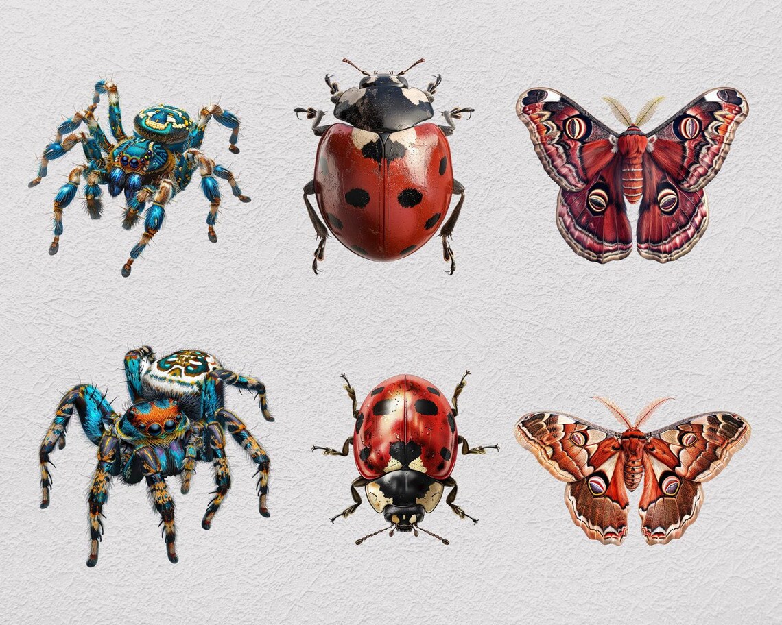 80 Beautiful Insect Clipart PNG, Bugs PNG, Bundle Transparent ...