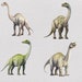 52 Dinosaurs Clipart PNG Bundle, Transparent Clip Art for Kids Activity ...