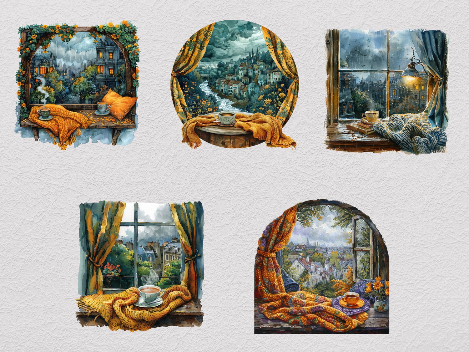 Stormy Windows Clipart, Rain, Decoration PNG, Window Decoration Clip ...