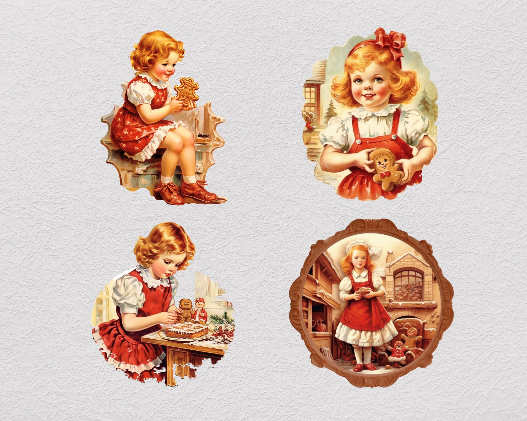 Vintage Baking Clipart PNG, Baking PNG, Bake Clip Art, Scrapbook, Junk ...