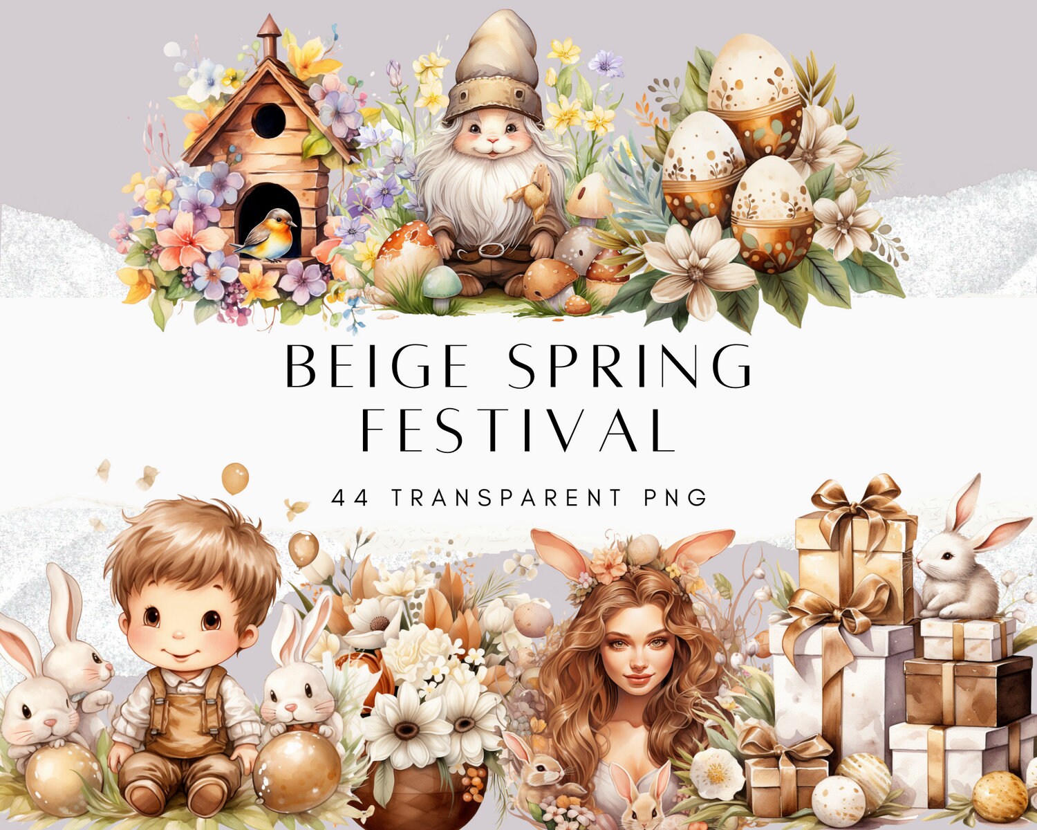 Spring Festival Clipart PNG, Easter Decoration PNG, Easter Clip Art ...