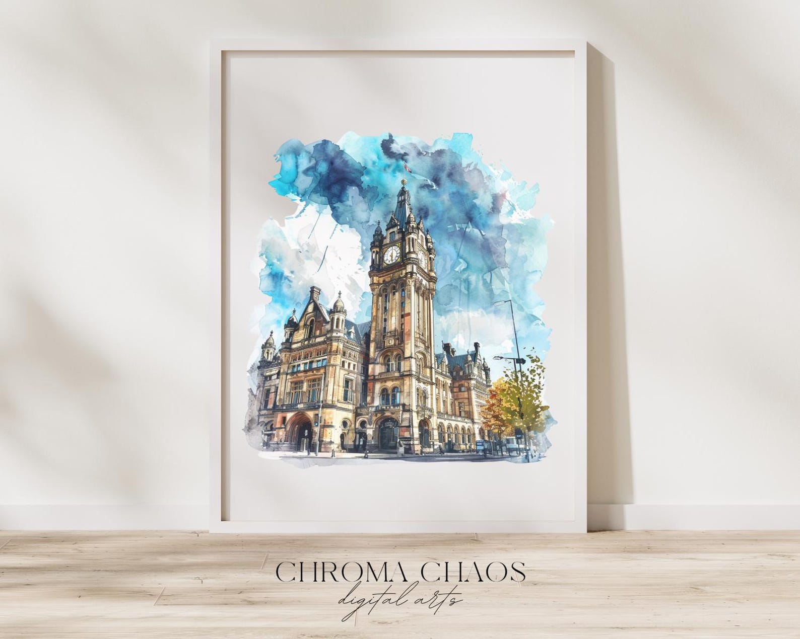 Manchester Clipart, Watercolour City Clipart Bundle, Around the World ...