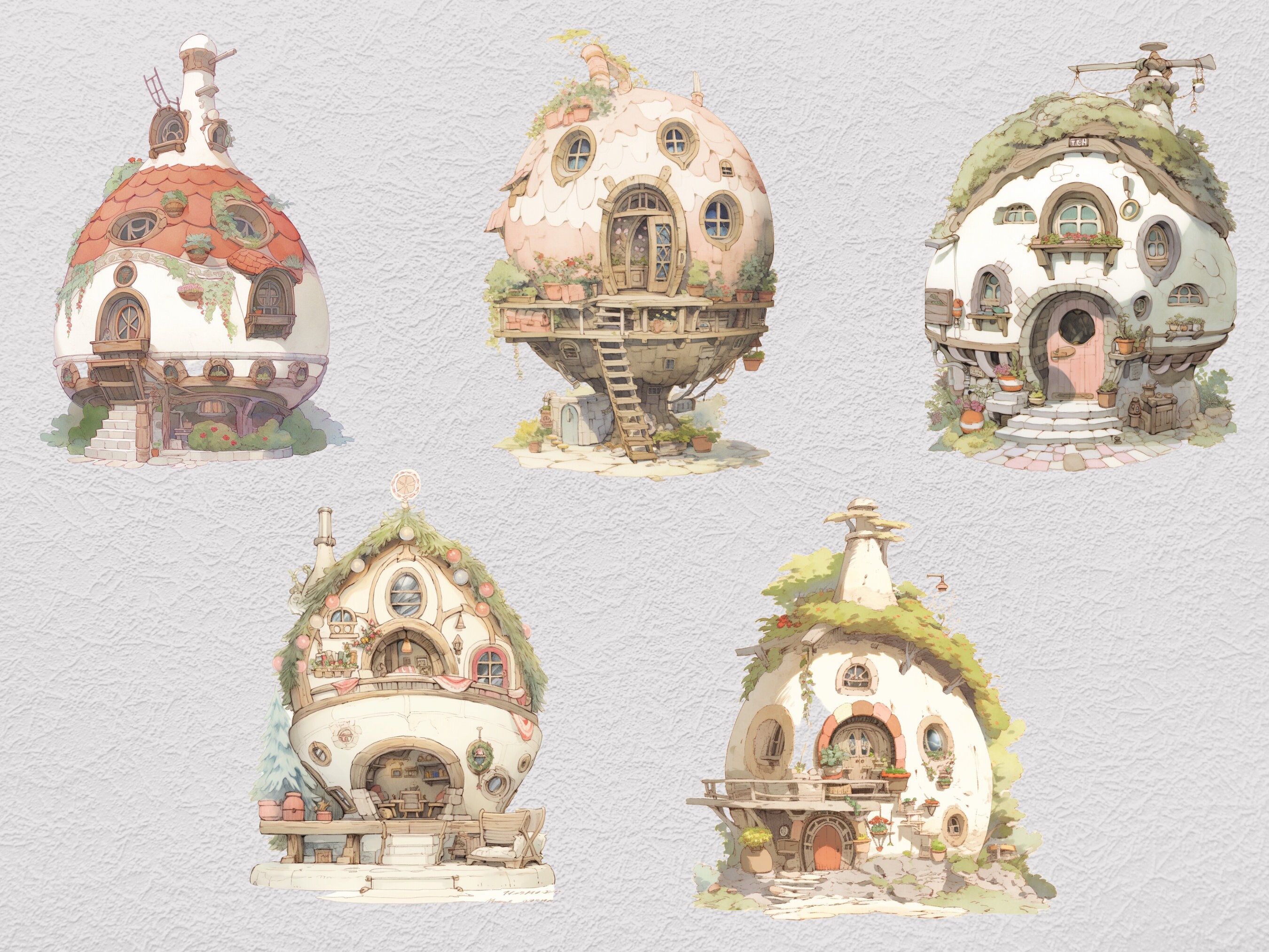 Rosebud Houses Clipart PNG, Rosebud PNG, House Clip Art, Scrapbook ...