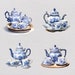 Delft Kitchen Clipart Bundle, Delft Pantry Clipart, Cozy Clipart ...