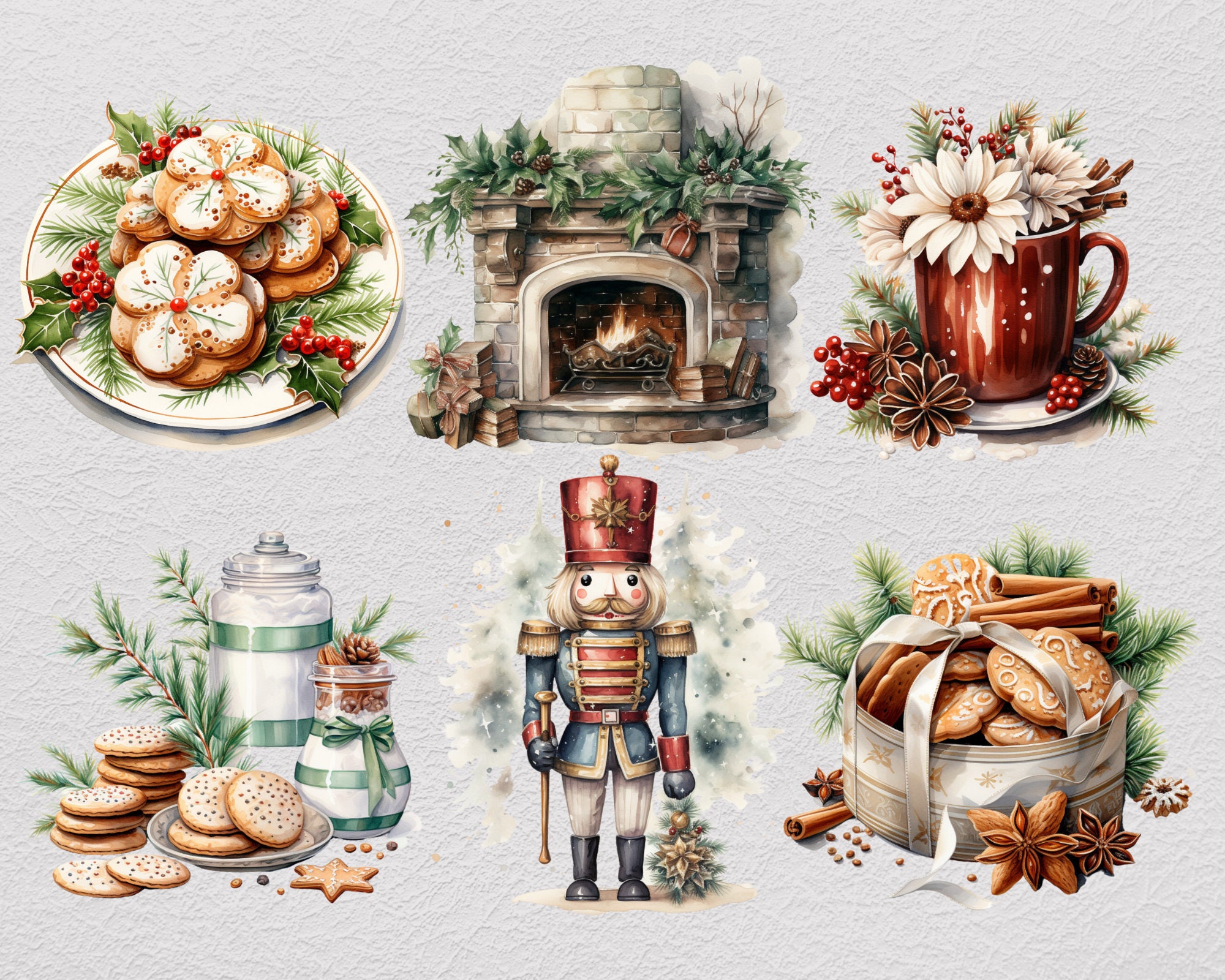 42 Holiday Season Clipart PNG Holiday PNG Winter Clip Art - Etsy