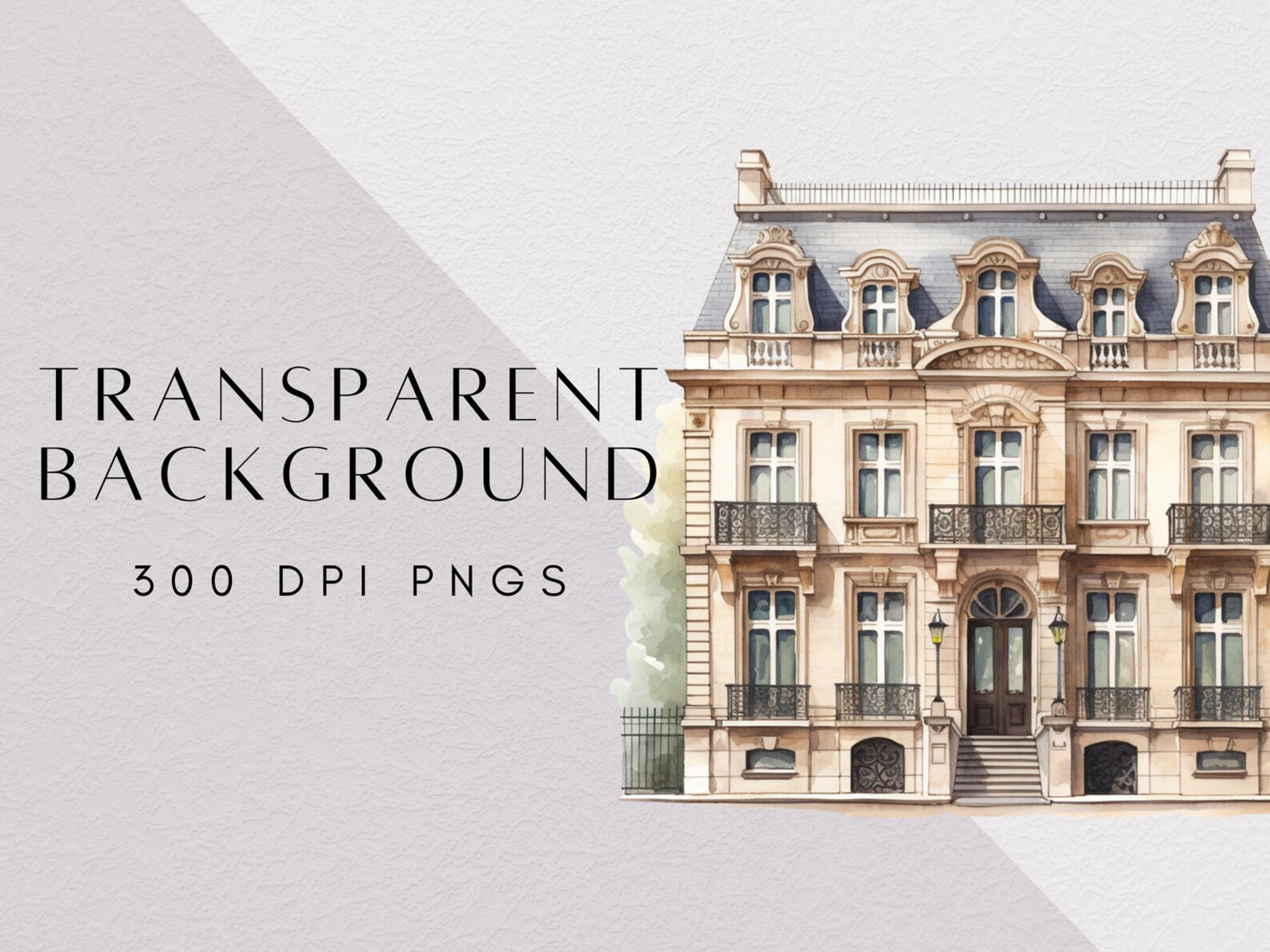 Bourgeois House Clipart, Bourgeois PNG, Architecture Clipart, Vintage ...