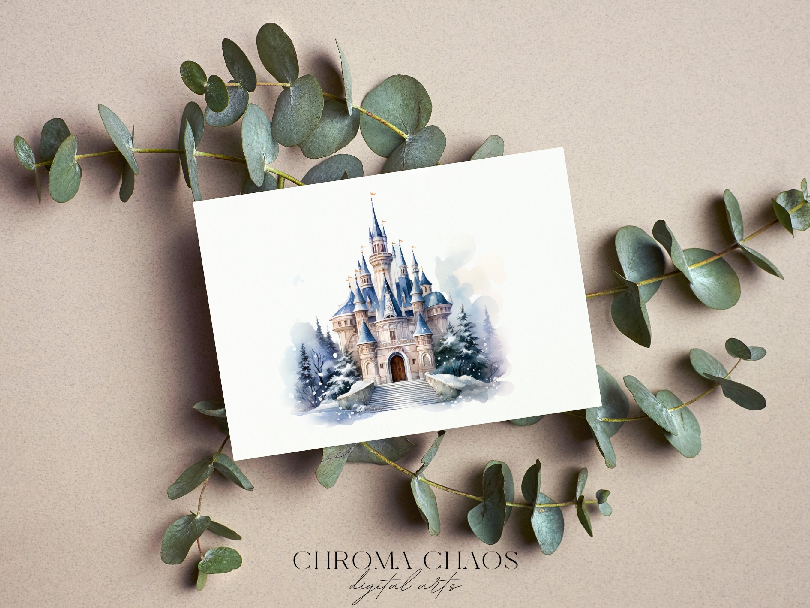 Winter Castles Clipart PNG Castle PNG Winter Clip Art - Etsy UK