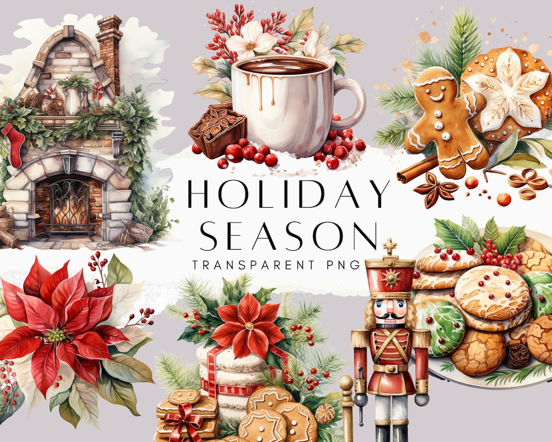 42 Holiday Season Clipart PNG, Holiday PNG, Winter Clip Art, Nutcracker ...