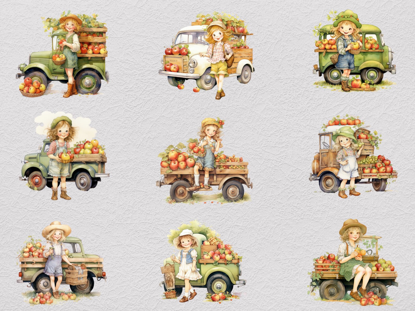 Apple Clipart, Fruits Clipart Bundle, All About Apple Clipart, Apple ...