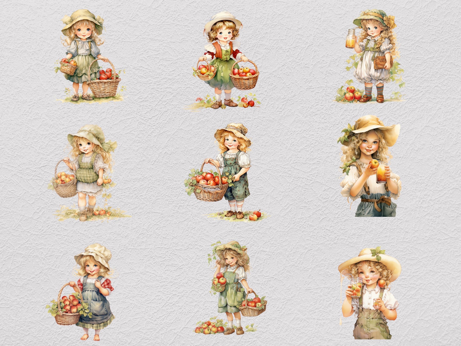 Apple Clipart, Fruits Clipart Bundle, All About Apple Clipart, Apple ...