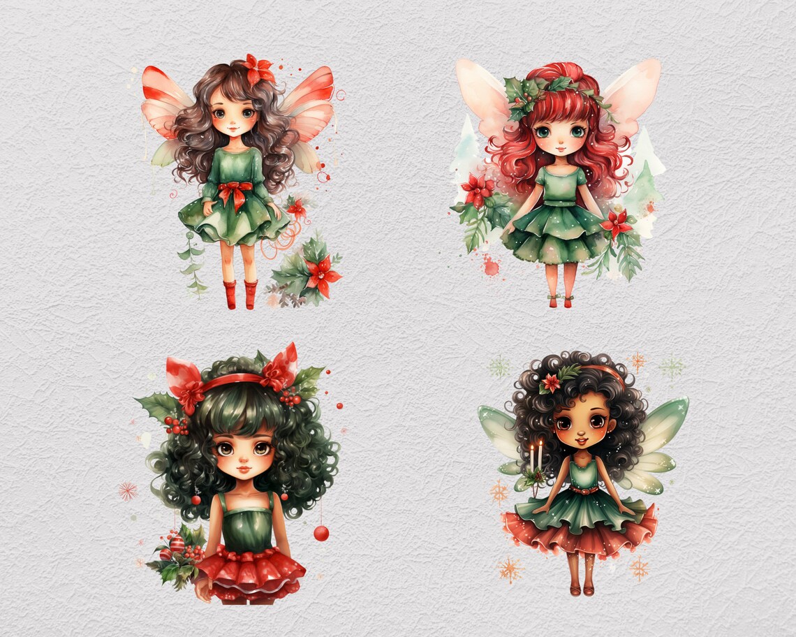 29 Cute Fairies Clip Art Fairy PNG Halloween Decor Wall - Etsy