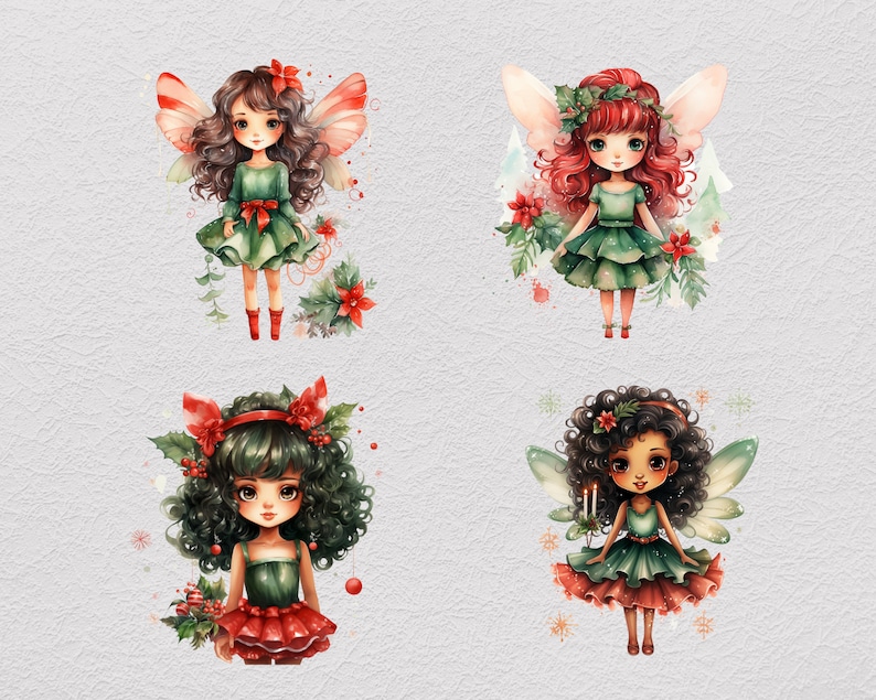 29 Cute Fairies Clip Art, Fairy PNG, Halloween Decor, Wall Decor ...