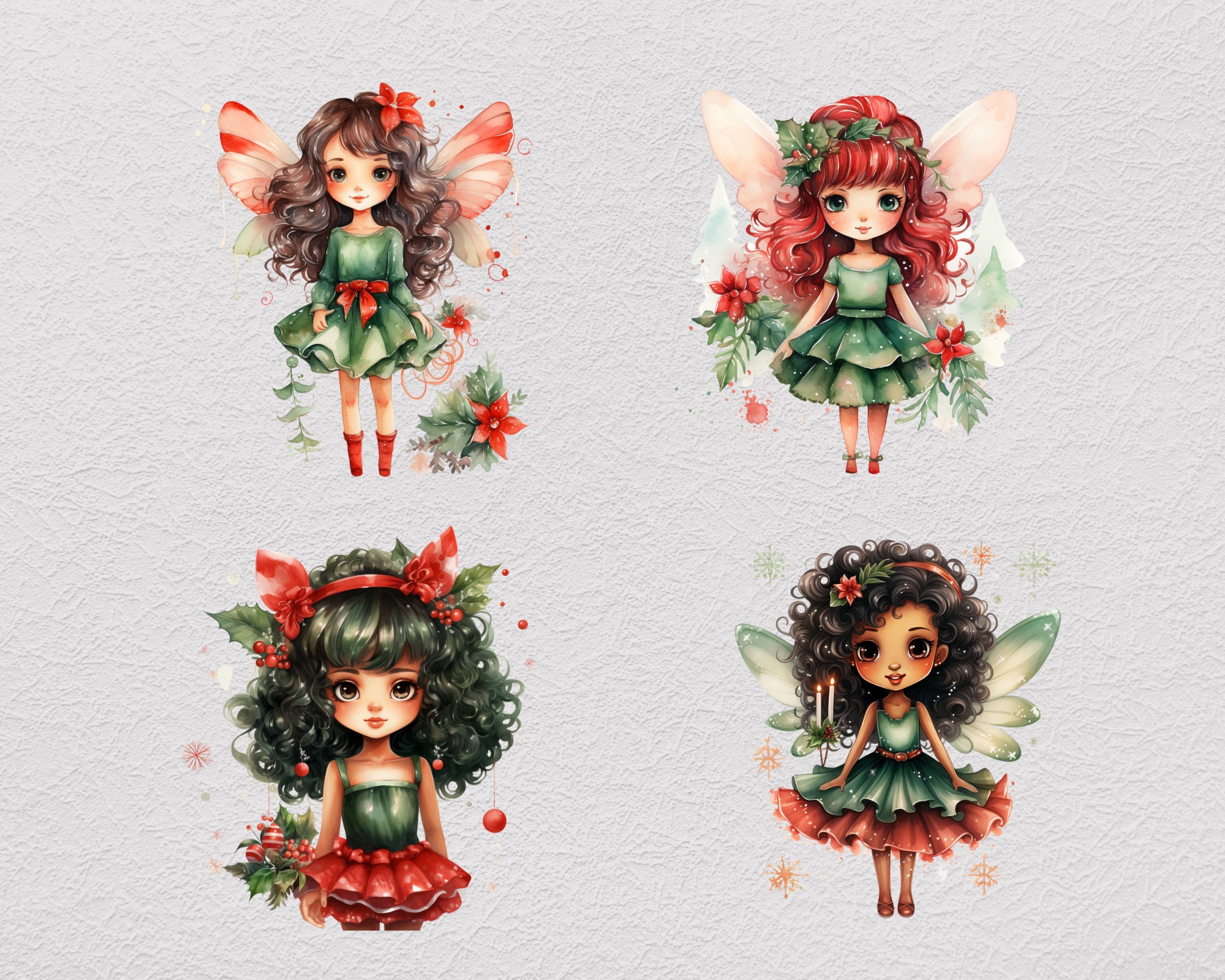 29 Cute Fairies Clip Art, Fairy PNG, Halloween Decor, Wall Decor ...