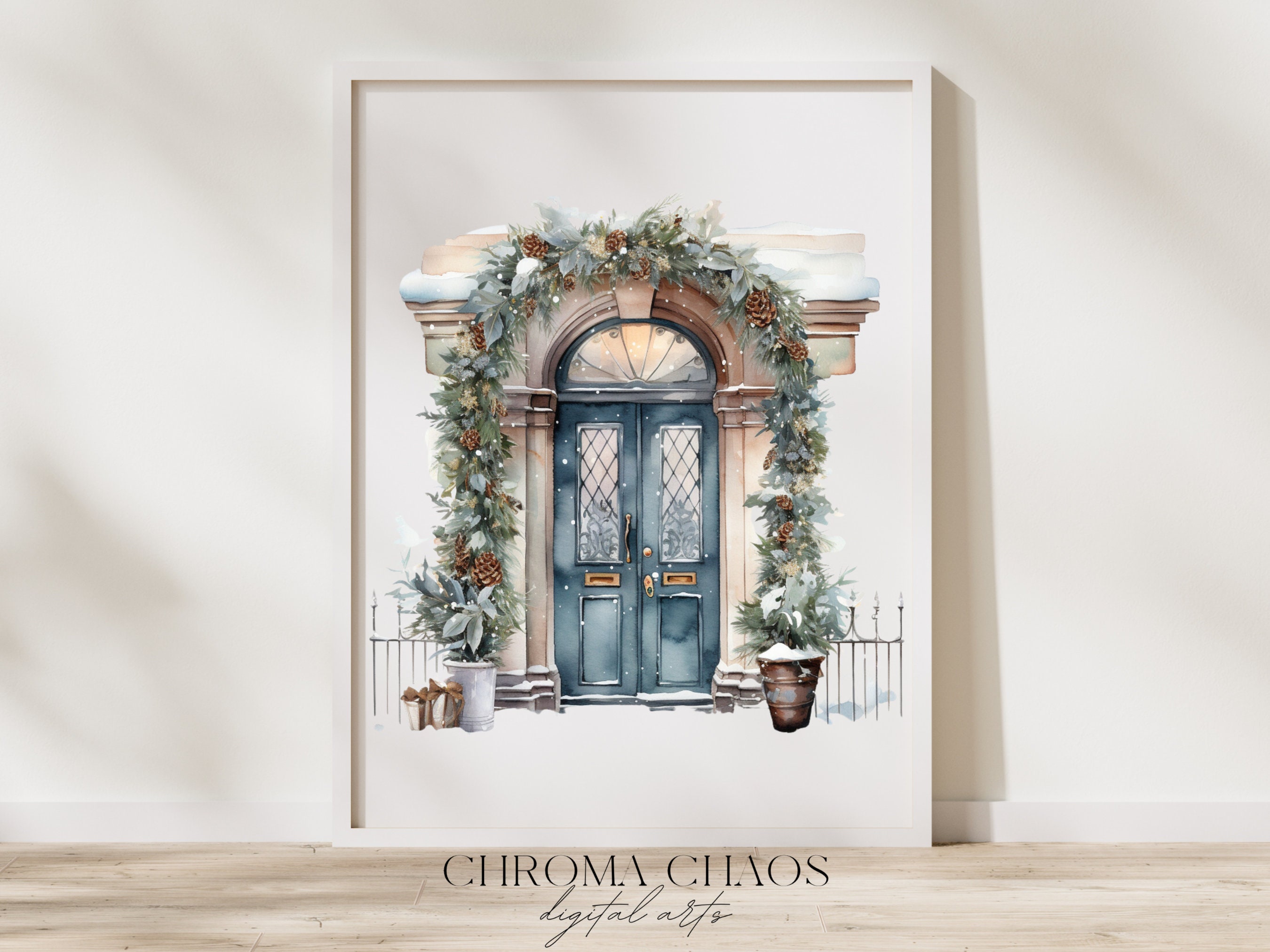 Winter Doors Clipart PNG, Door PNG, Decorative Door, Winter Clip Art ...