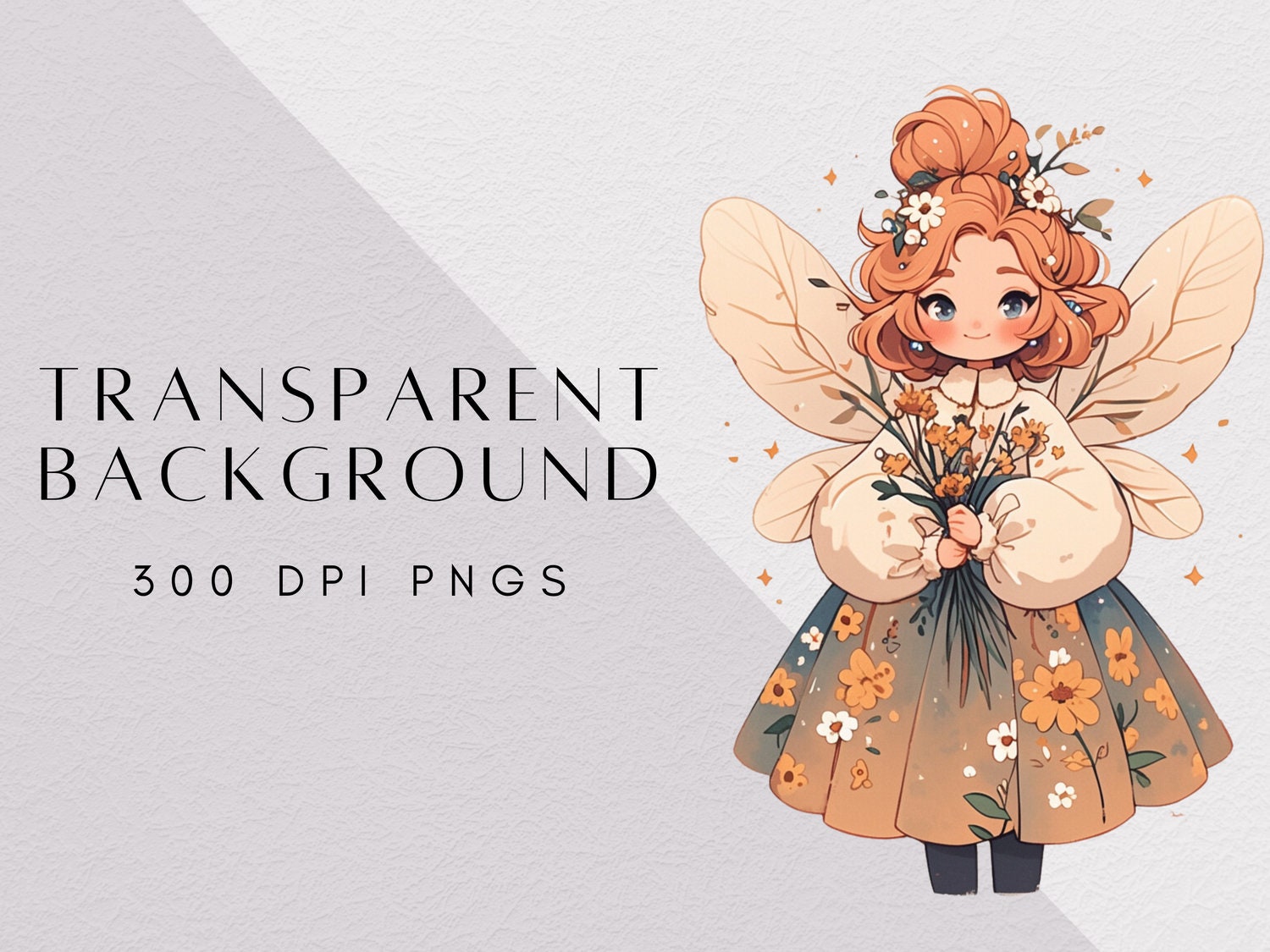 Gorgeous Fairies Clip Art, Fairy PNG, Fairy Clipart, Wall Decor ...