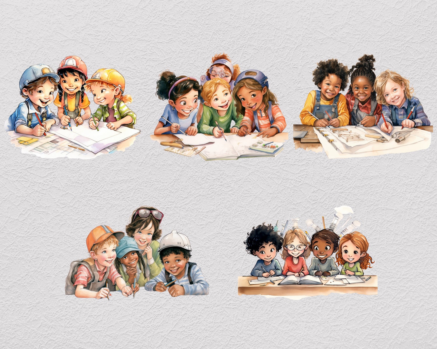 Student Teamwork Clipart, Studenr at Classroom PNG, School Clipart PNG ...