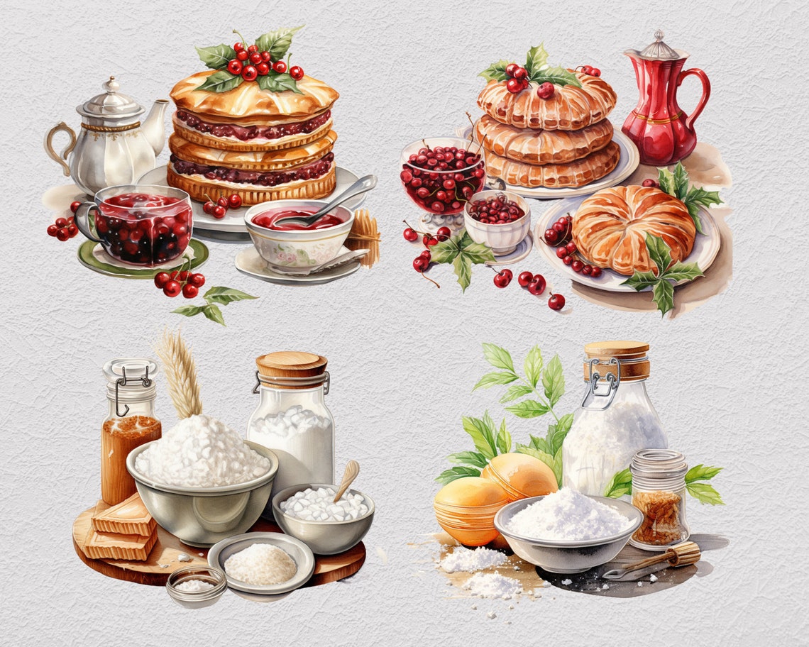 42 Holiday Season Clipart PNG Holiday PNG Winter Clip Art - Etsy