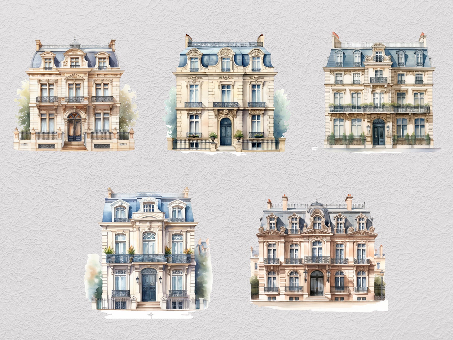 Bourgeois House Clipart, Bourgeois PNG, Architecture Clipart, Vintage ...