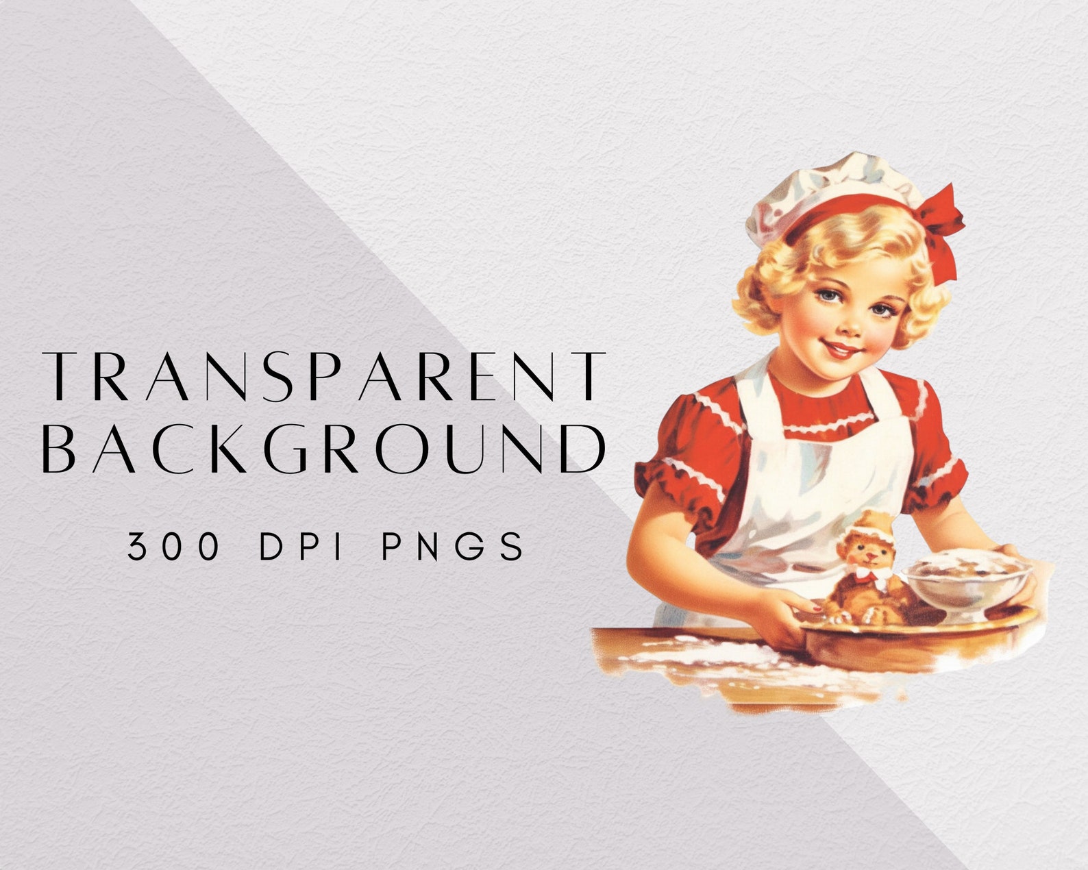 Vintage Baking Clipart PNG, Baking PNG, Bake Clip Art, Scrapbook, Junk ...