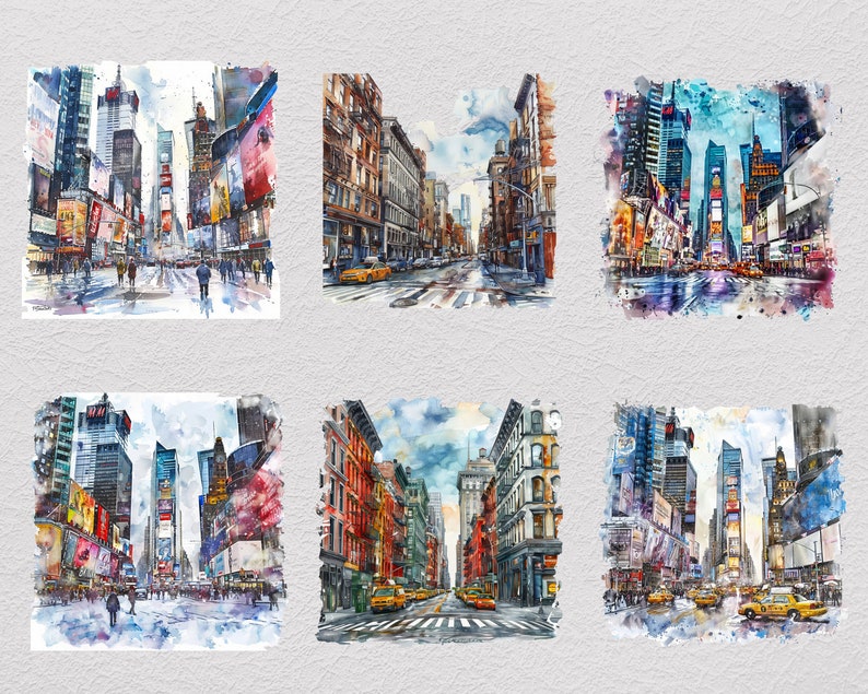 75 Winter in New York Clipart, City Bundle, New York City Clipart, Cozy ...