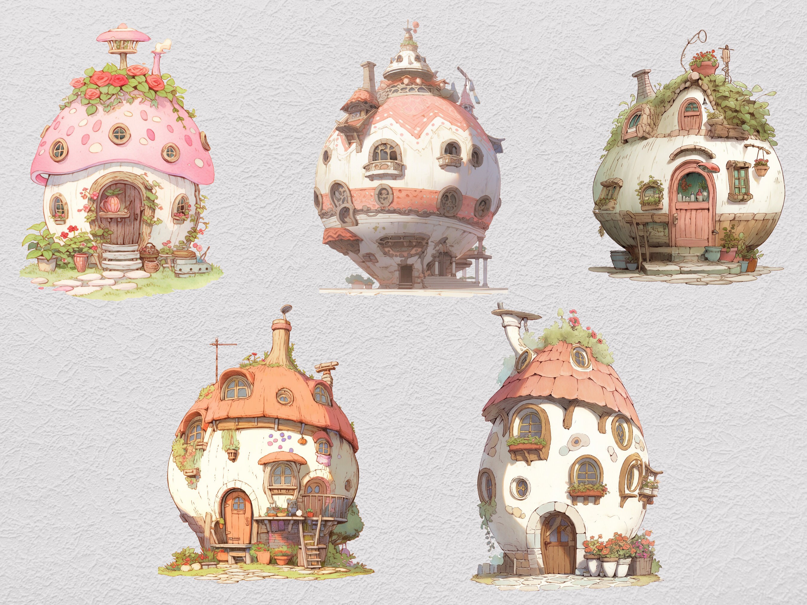 Rosebud Houses Clipart PNG, Rosebud PNG, House Clip Art, Scrapbook ...