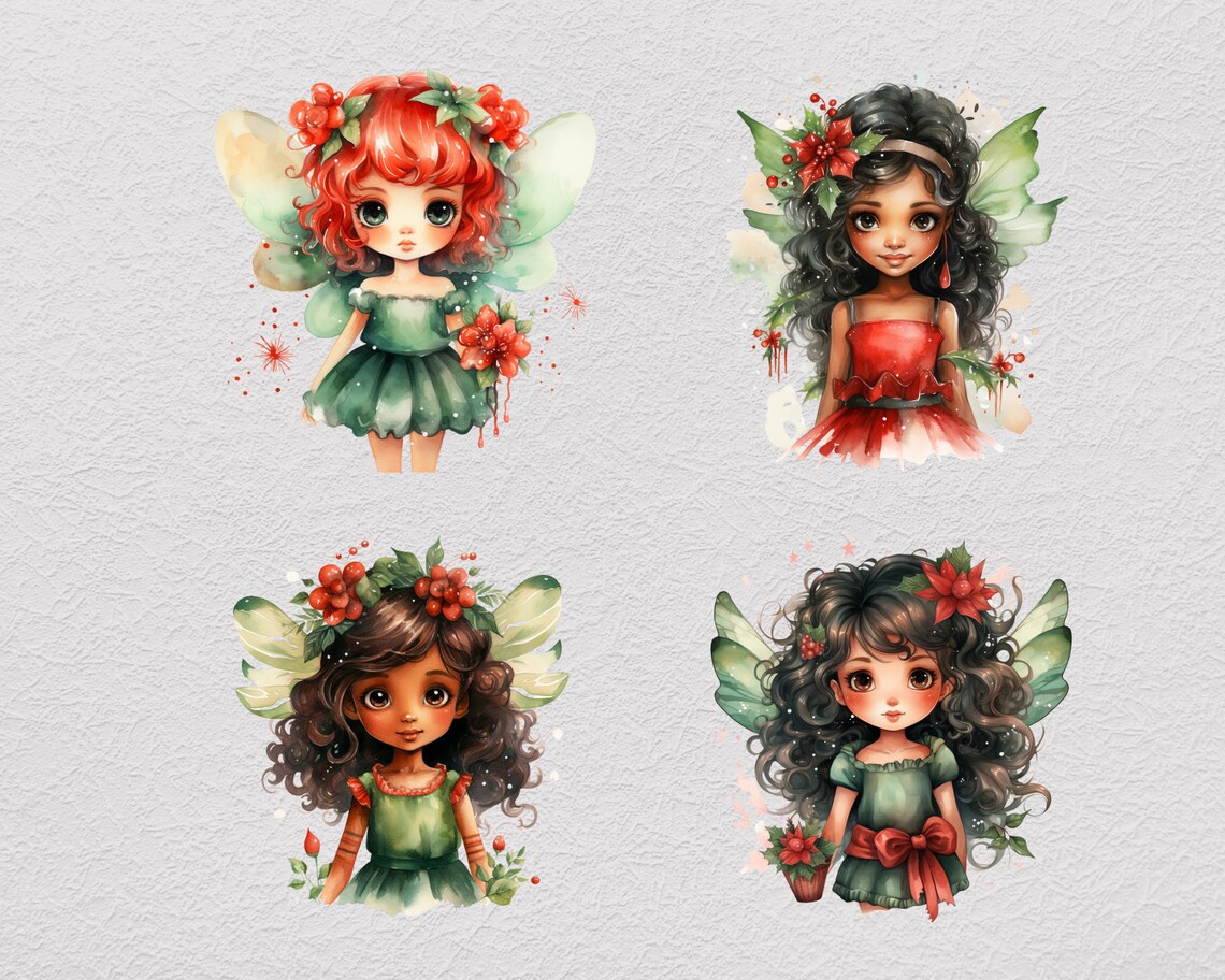29 Cute Fairies Clip Art Fairy PNG Halloween Decor Wall - Etsy