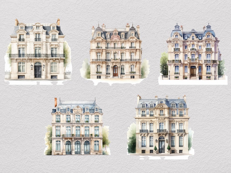 Bourgeois House Clipart, Bourgeois PNG, Architecture Clipart, Vintage ...
