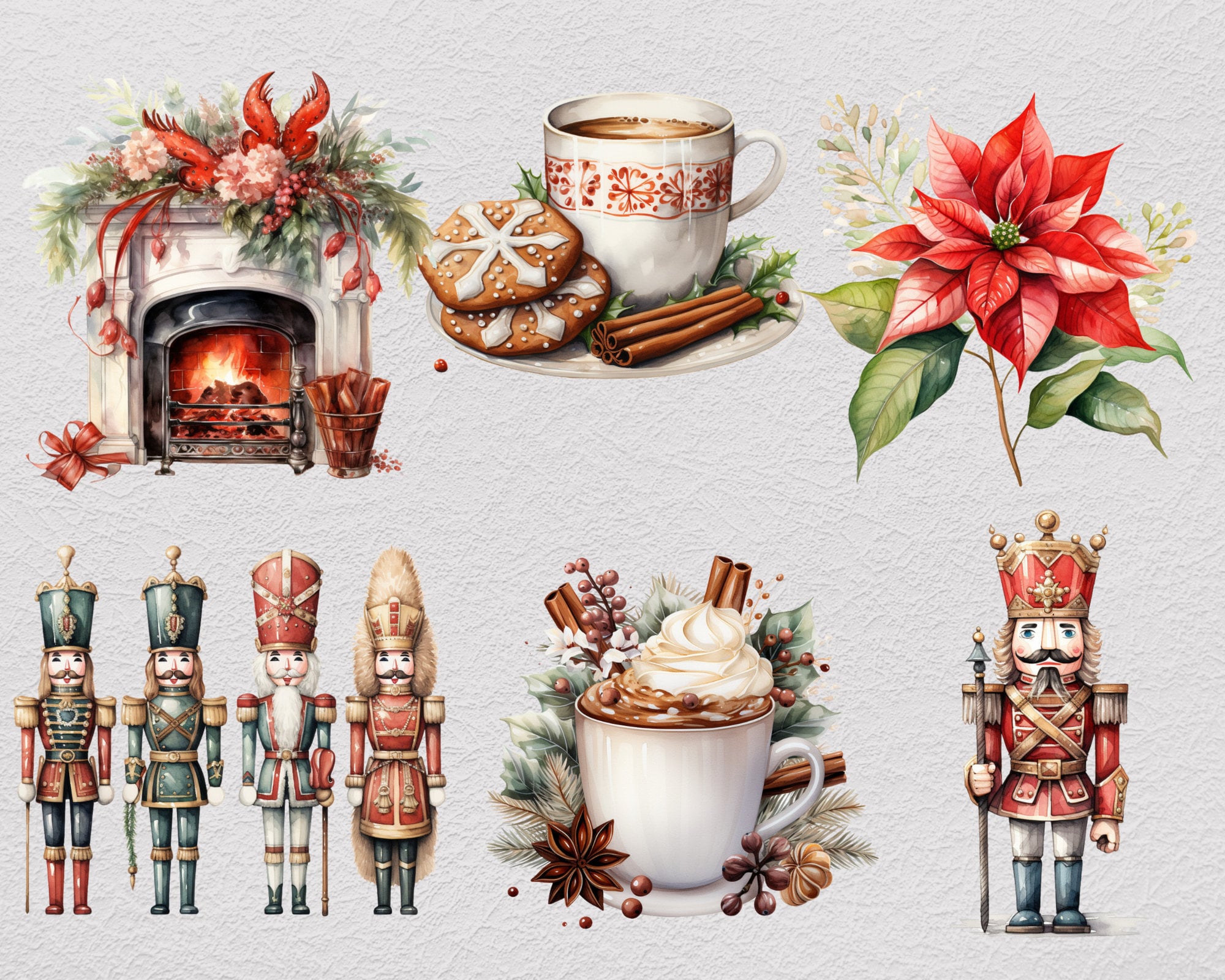 42 Holiday Season Clipart PNG, Holiday PNG, Winter Clip Art, Nutcracker ...