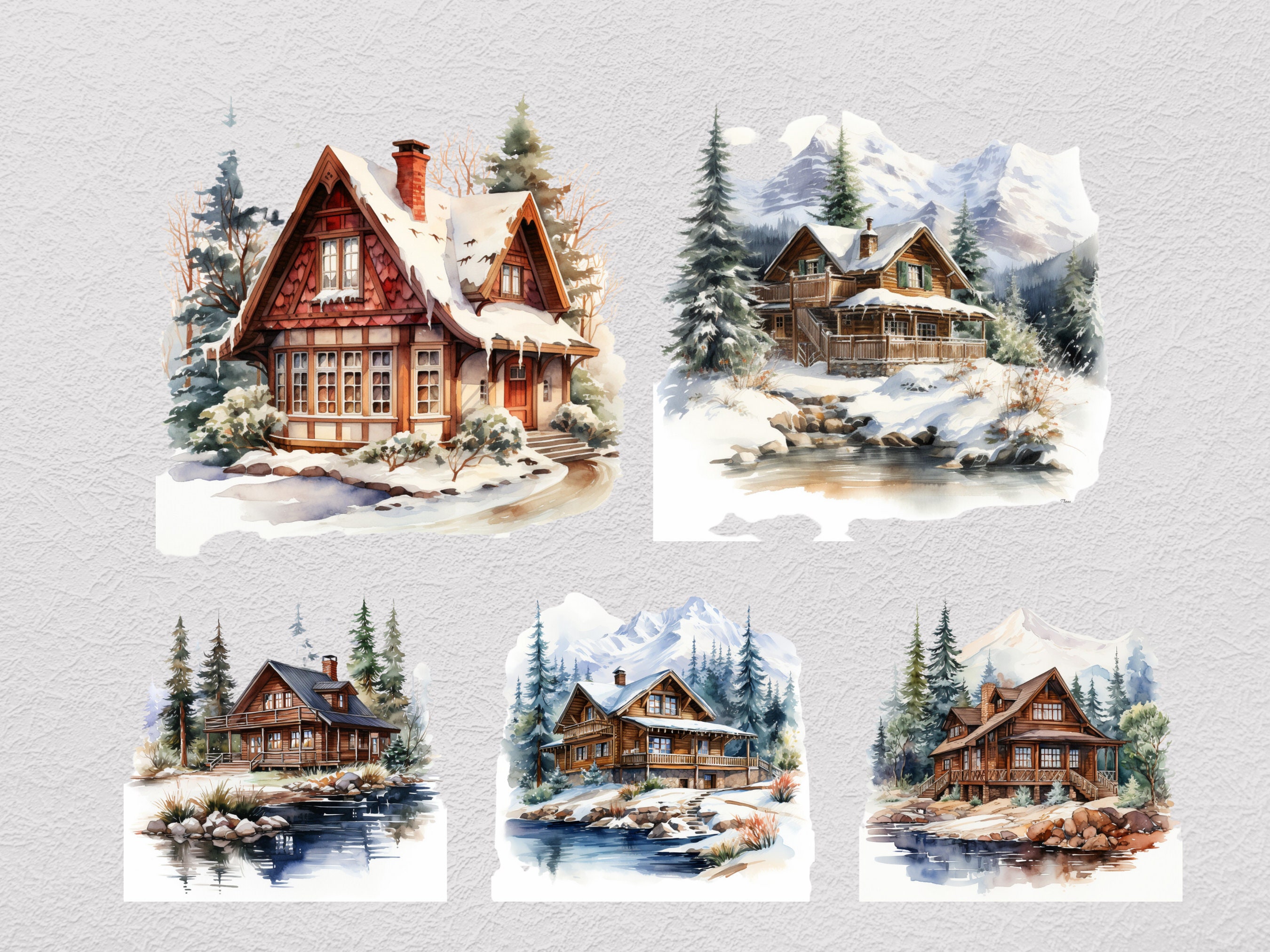 Winter Cabin Clipart PNG, Cabin PNG, Cozy Cabin, Winter Clip Art ...