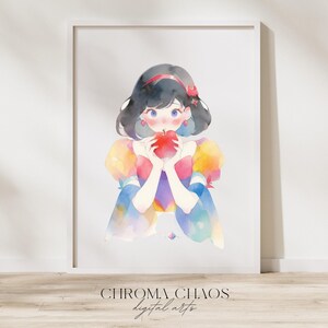 Watercolor Snow White Clipart Bundle, Princess Clipart, Scrapbooking ...