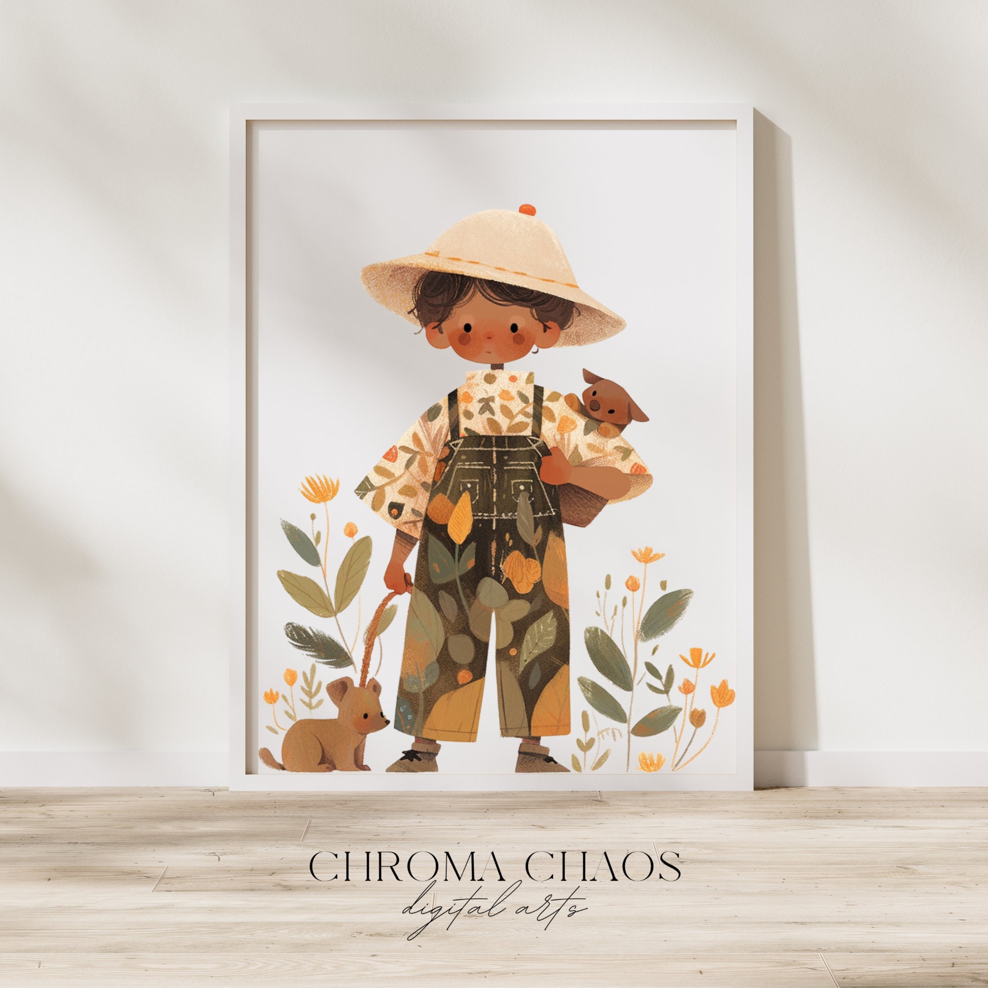 Cute Little Farmer Clipart Farmer PNG Cozy Cottagecore - Etsy