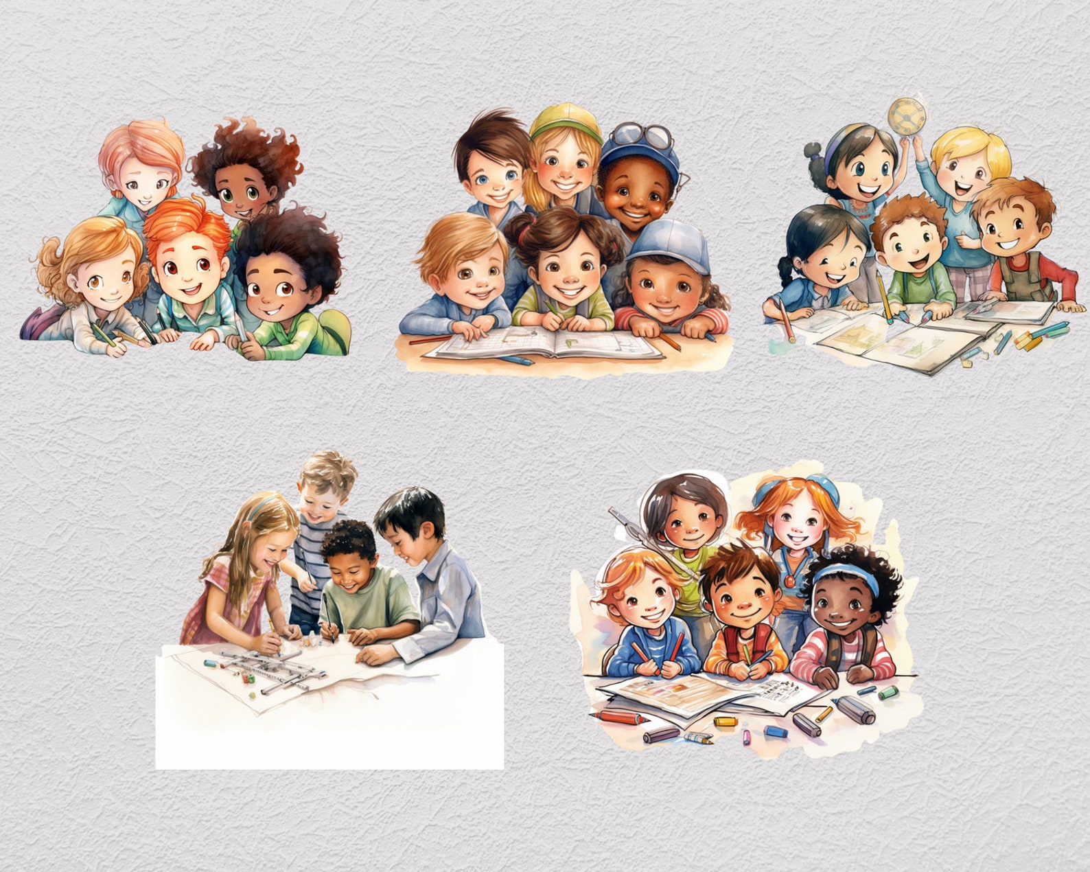 Student Teamwork Clipart, Studenr at Classroom PNG, School Clipart PNG ...