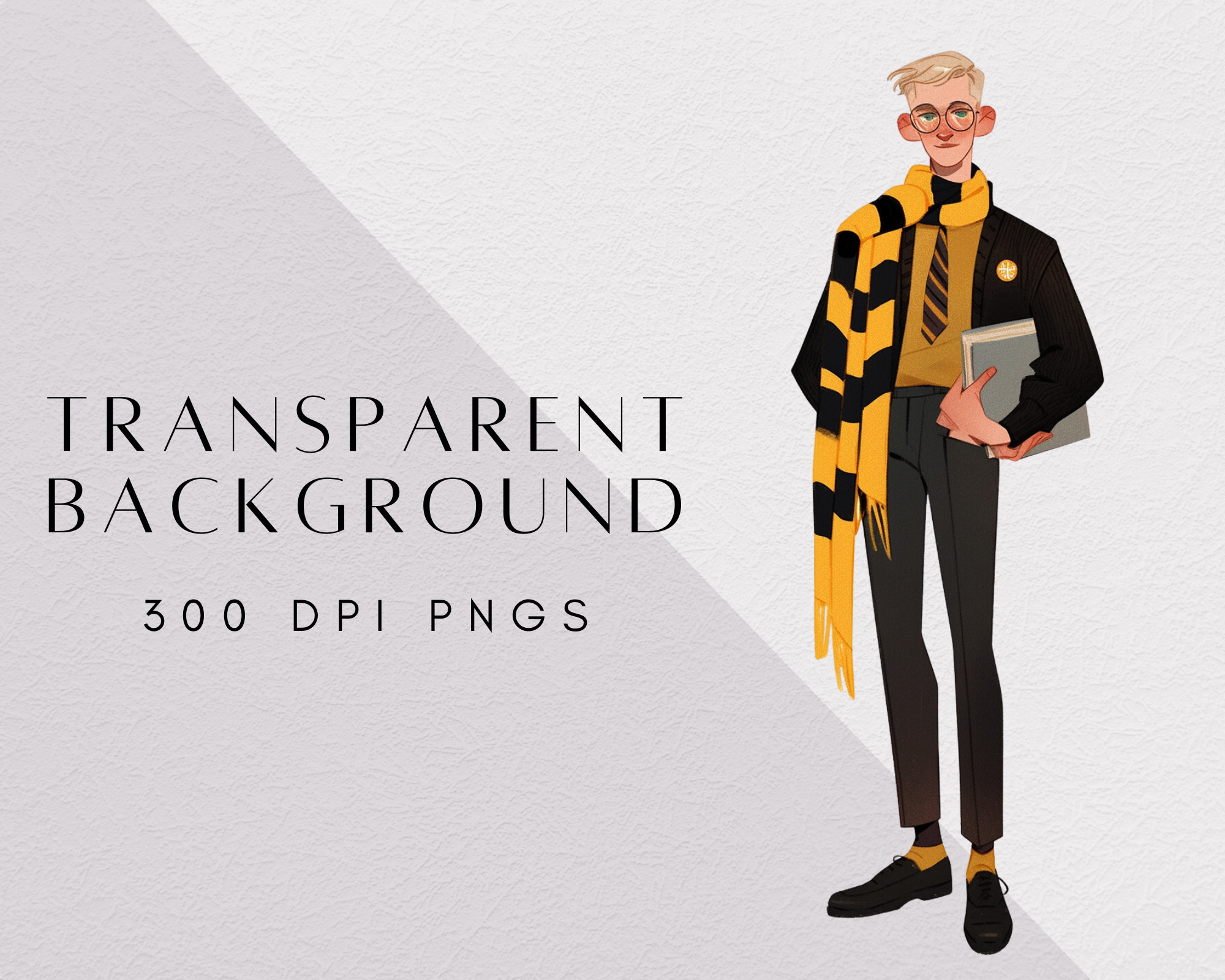 108 Hufflepuff Students Clipart, School Wizard Students Clipart PNG ...