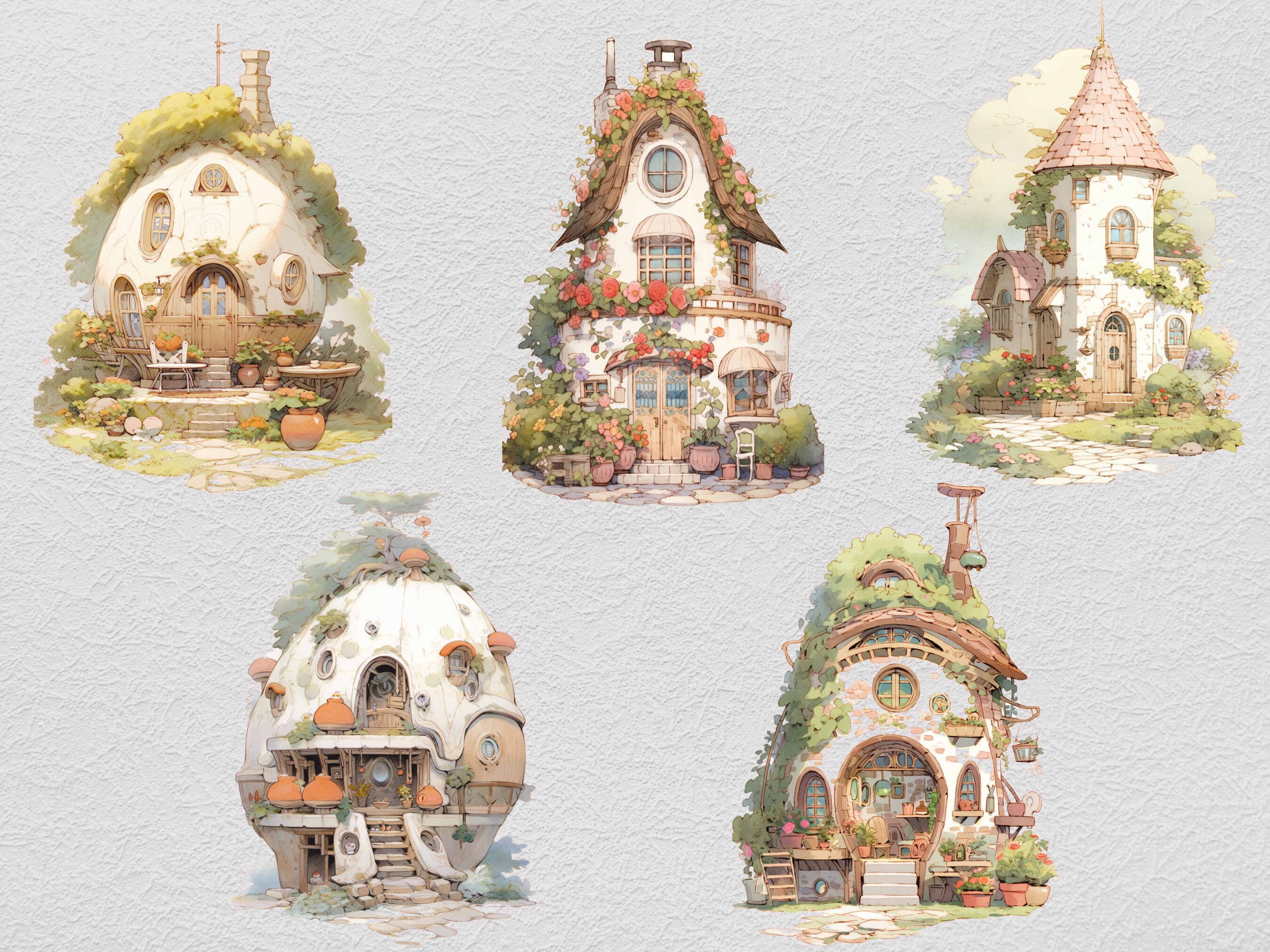 Rosebud Houses Clipart PNG, Rosebud PNG, House Clip Art, Scrapbook ...