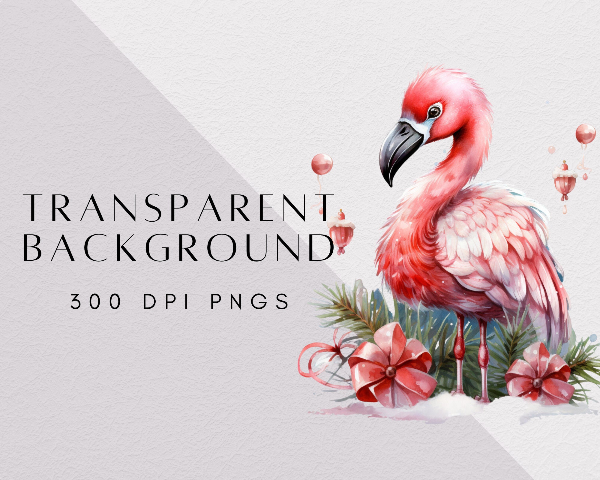 Cute Baby Flamingos Clipart, Cute Critters, Scarf and Beanie, Snowy ...