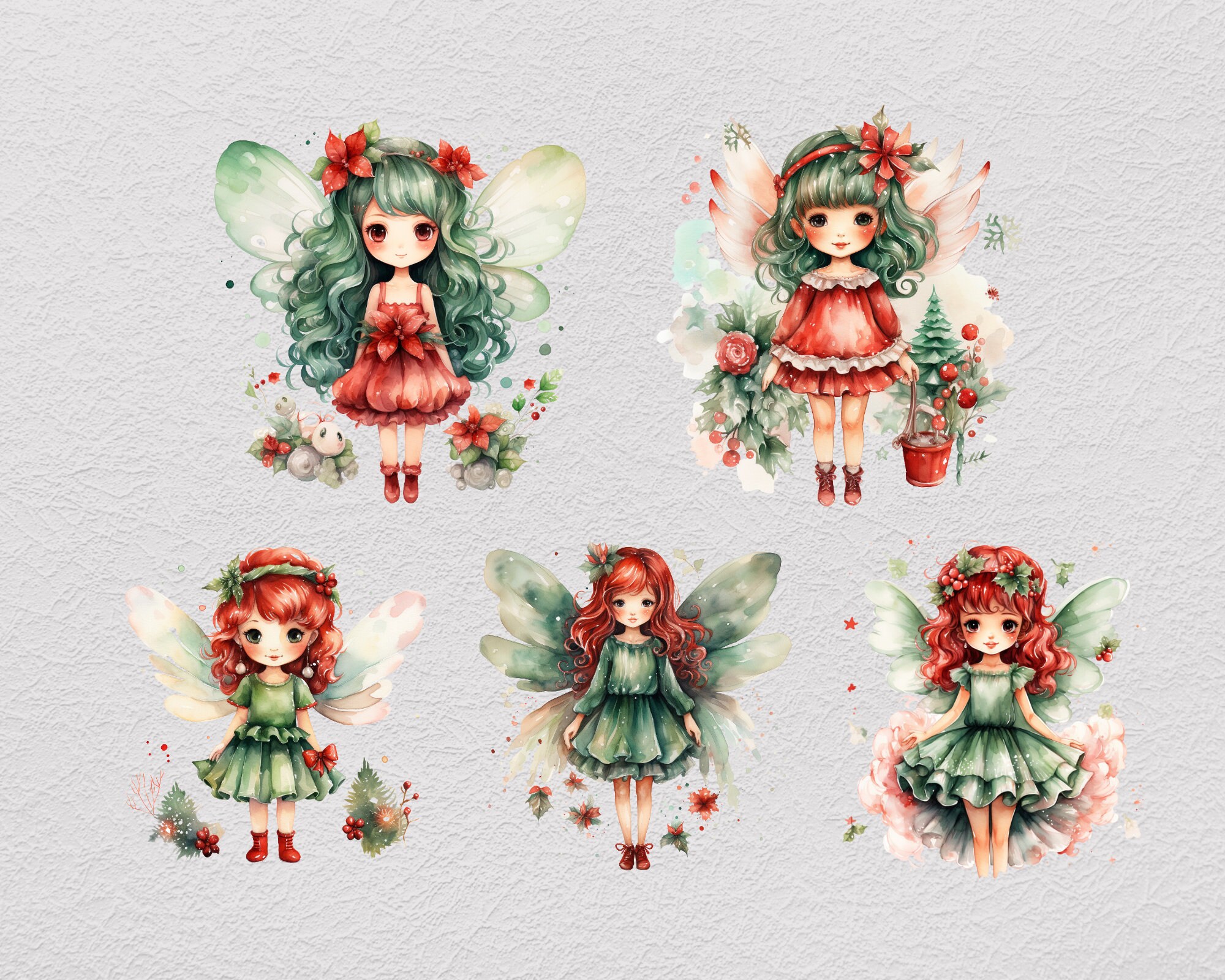 29 Cute Fairies Clip Art Fairy PNG Halloween Decor Wall - Etsy