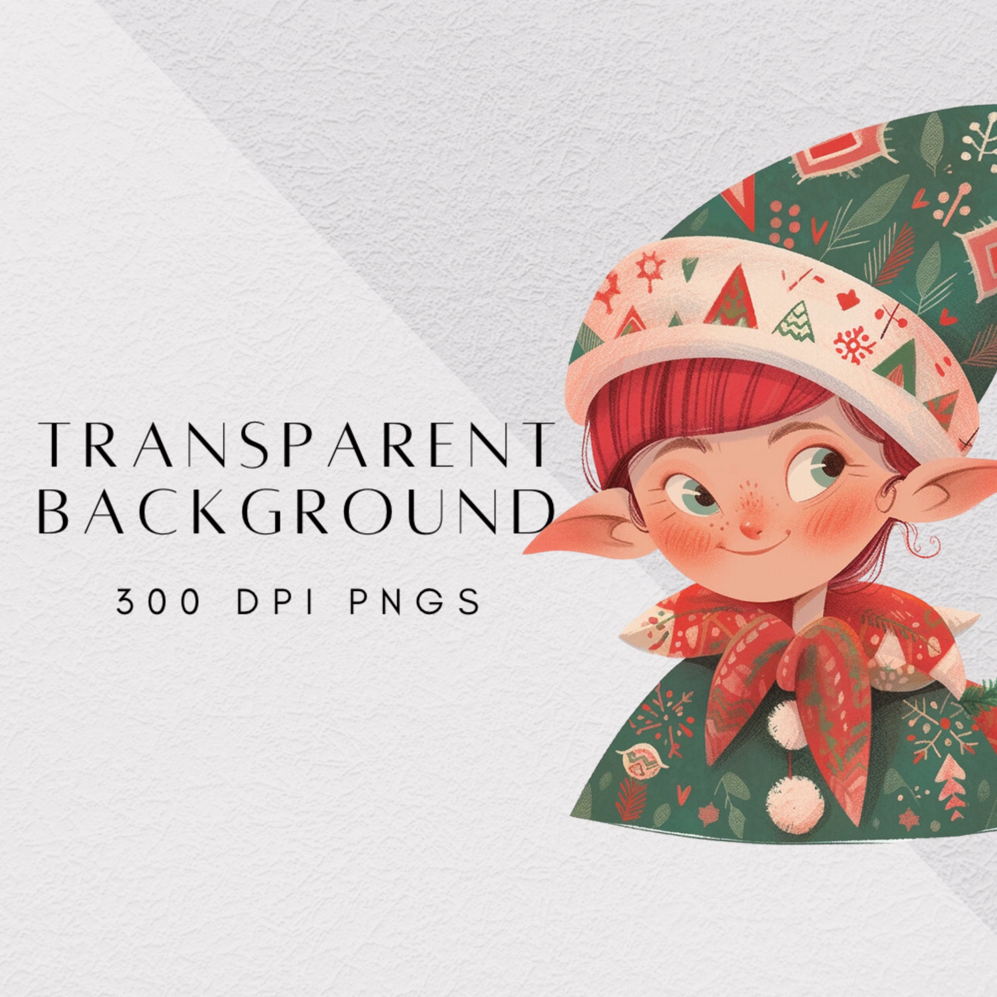 Cute Elf Clipart Bundle, Gift Box Clipart, Holiday Clipart ...