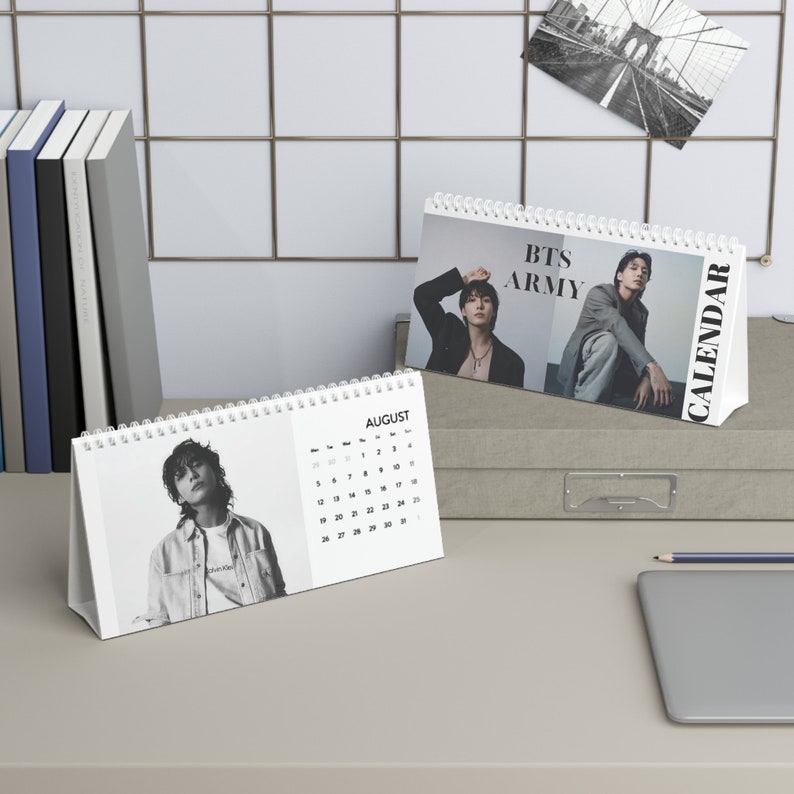 BTS Jungkook Desk Calendar 2024 / Bangtan Boys - Etsy Australia