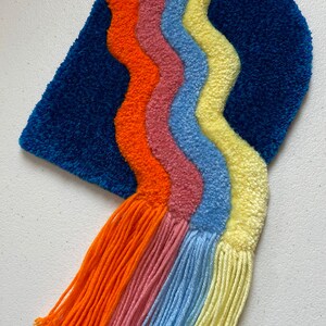 Hand Made Tufted Rug | Rainbow Waterfall | Home Creative Aesthetic ...
