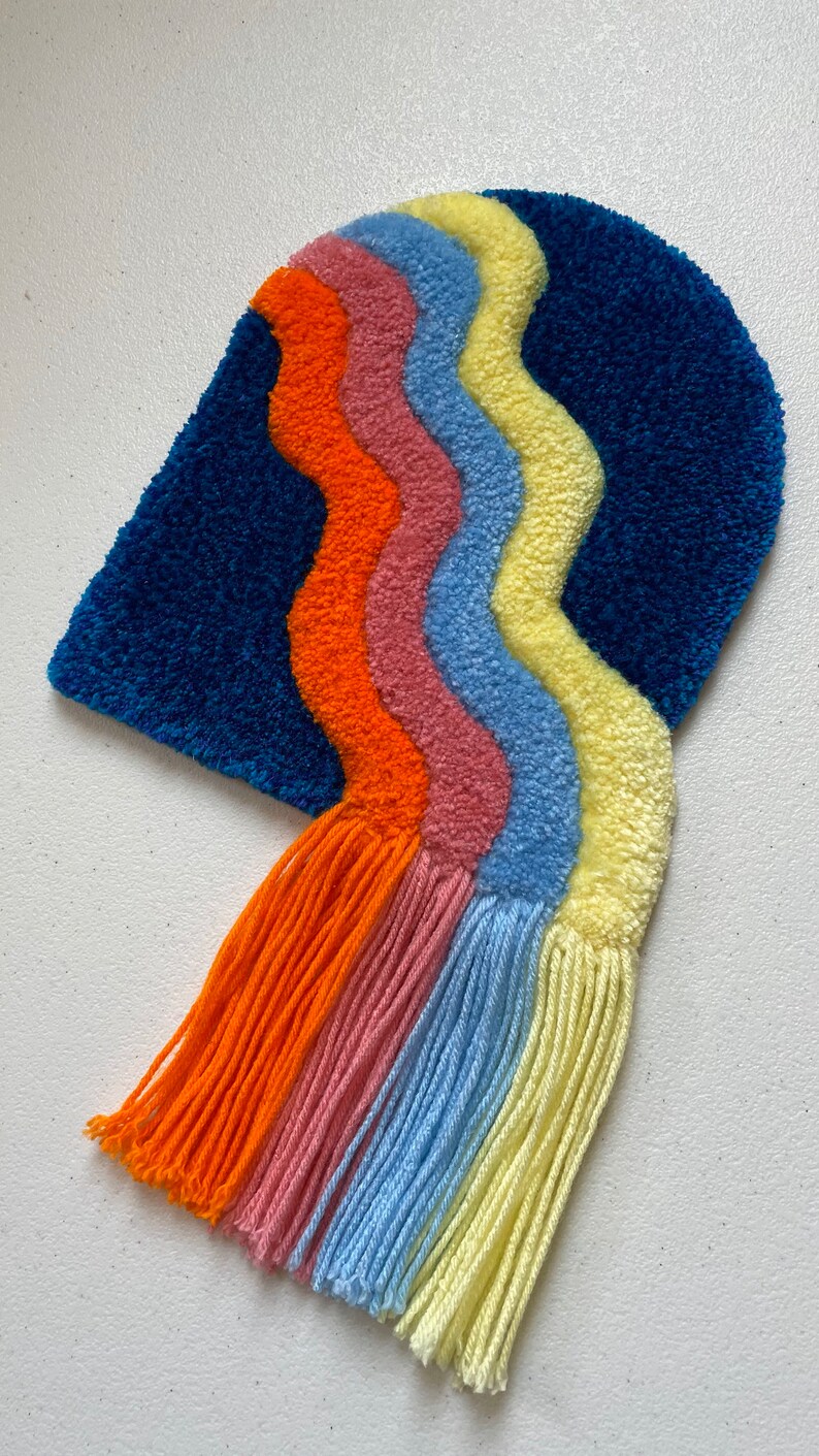 Hand Made Tufted Rug | Rainbow Waterfall | Home Creative Aesthetic ...