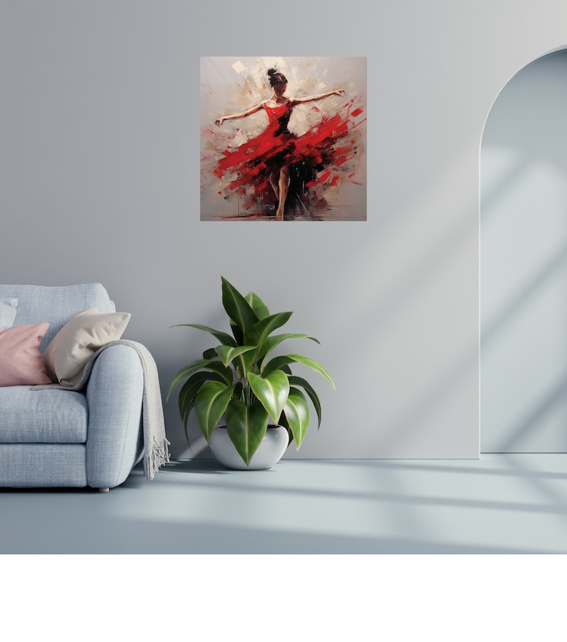Dance of Passion in Red Matte Vertical Posters - Etsy