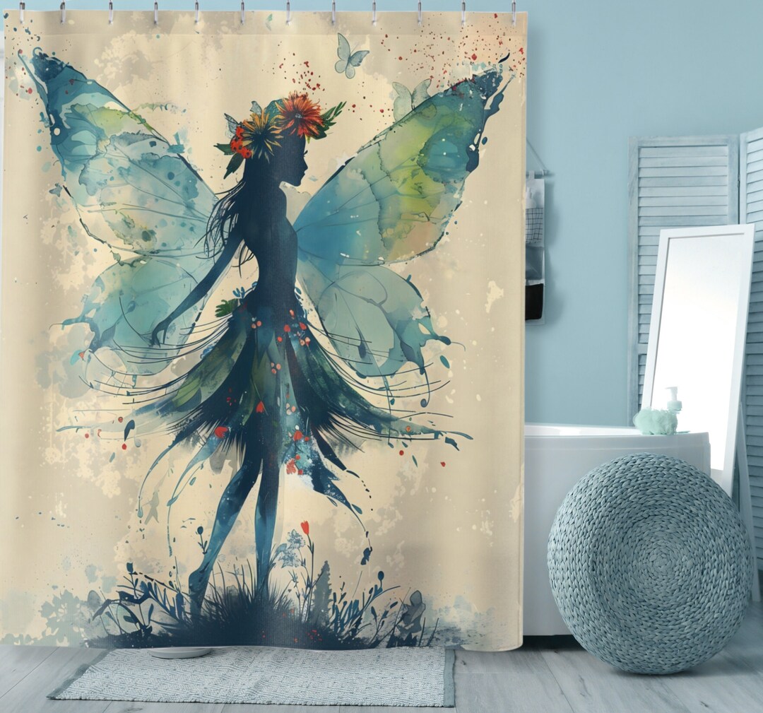 Aqua Sprite Shower Curtains - Etsy