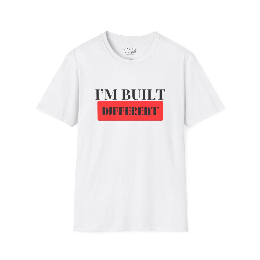Im Built Different Shirt Motivational T-shirt Hustle and Grind Apparel ...