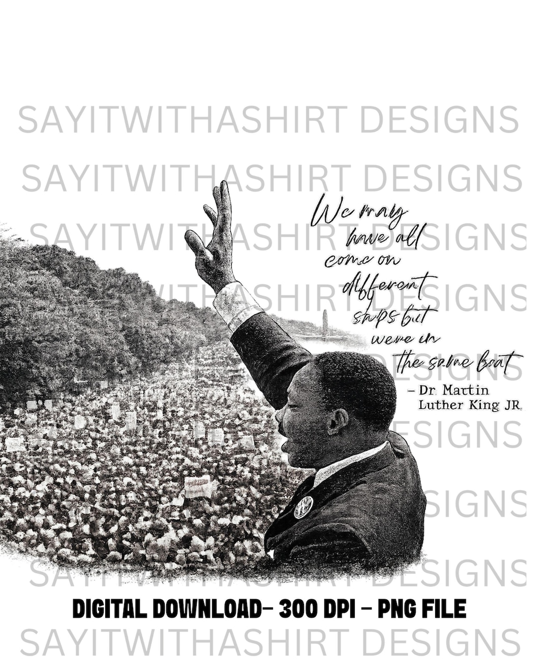 Martin Luther King Jr Quote Wall Art | MLK Day Classroom Poster | Black ...