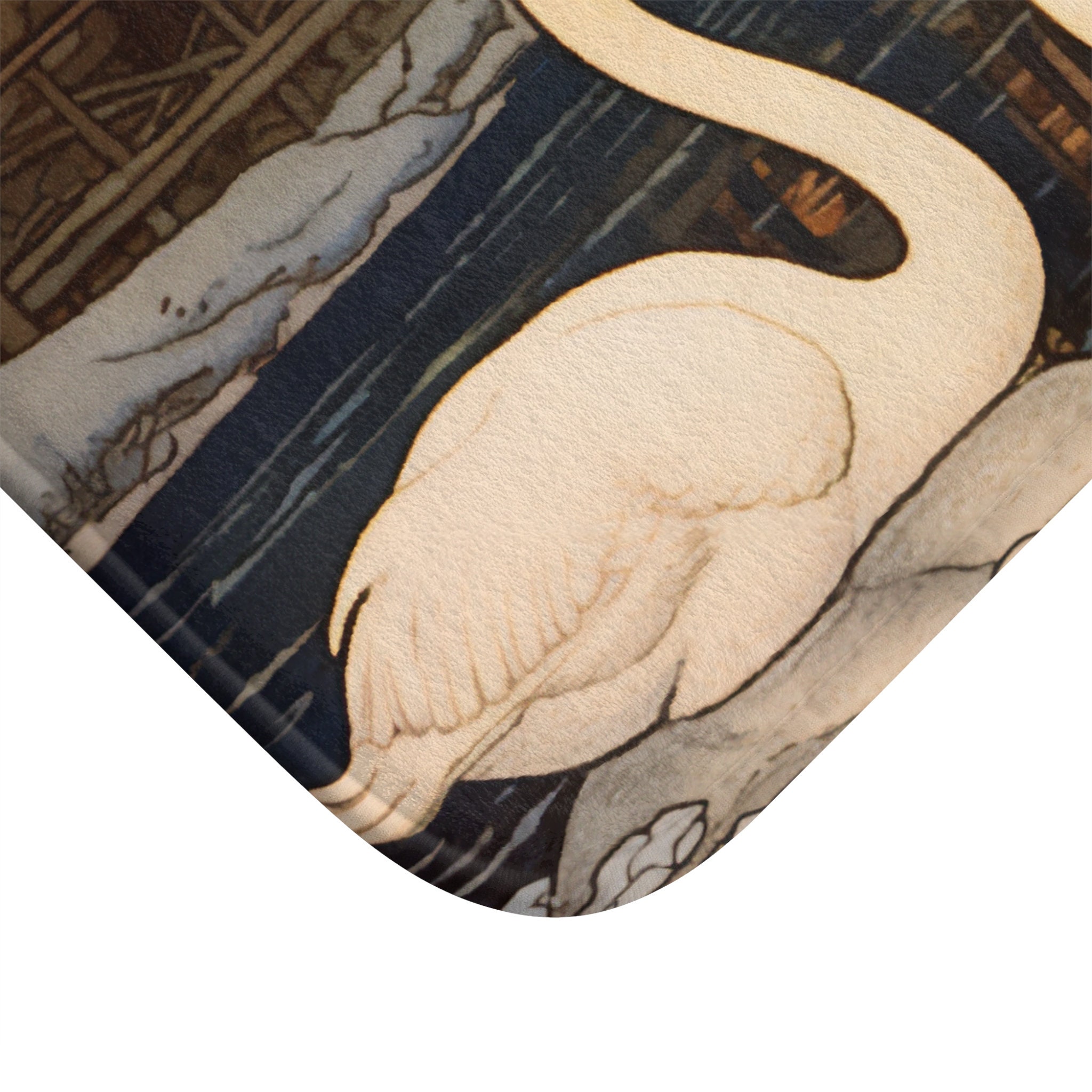 Swan Bath Mat, Swan Decoration, Storybook Decor, Cottagecore Bathroom ...