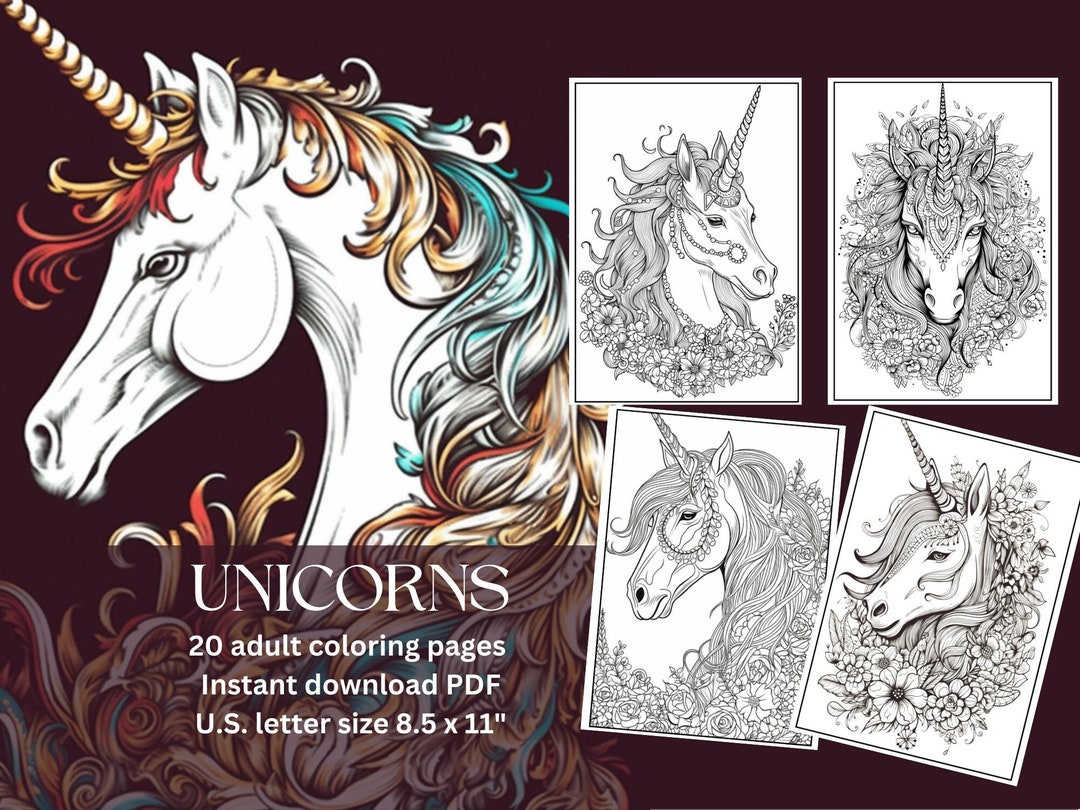 Unicorn Coloring Pages, Unicorn Printables, Unicorn Activities ...